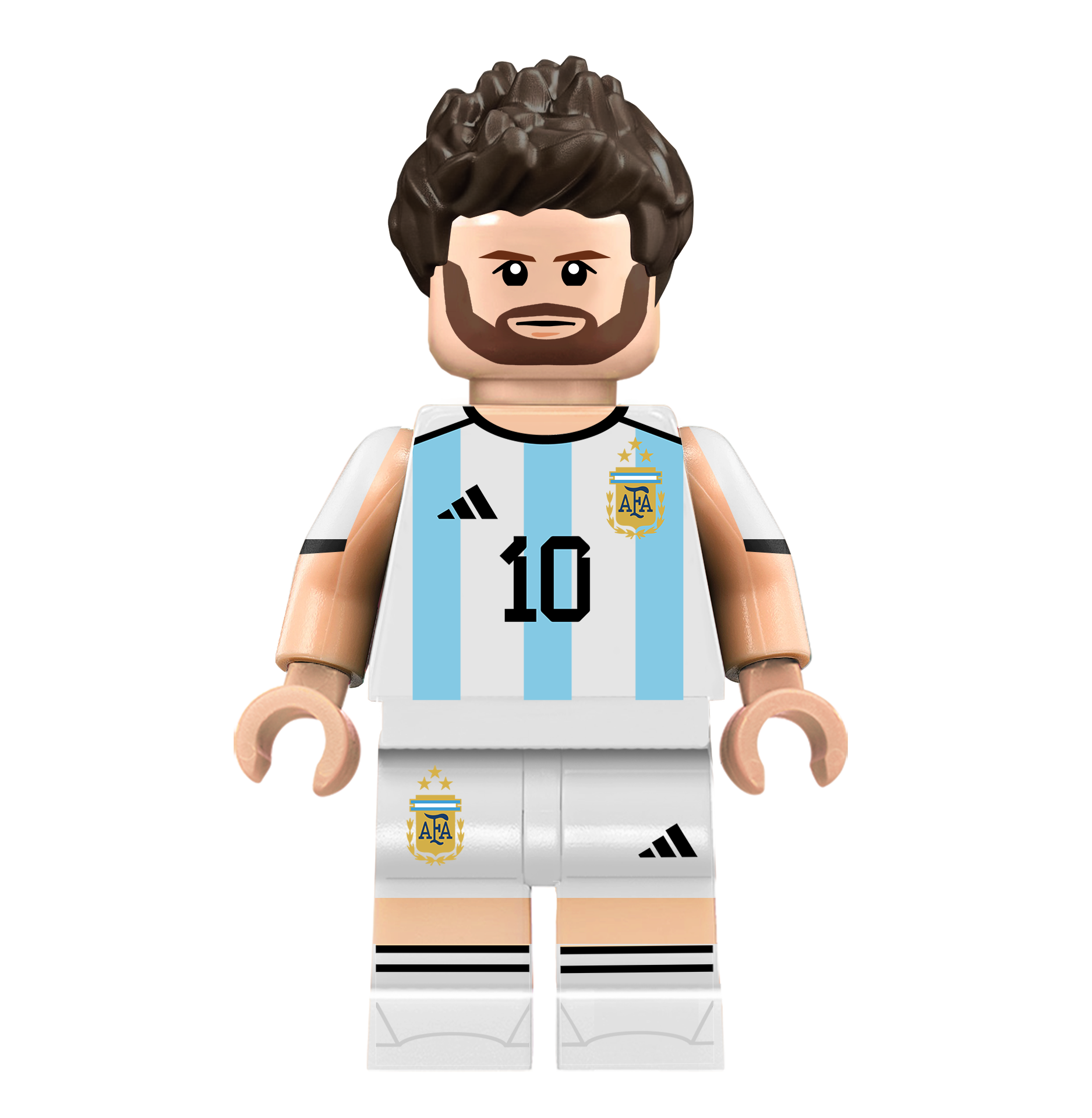 Messi (Argentina) - Famous Minifigs Custom Printed Minifigure – BRICK STORE