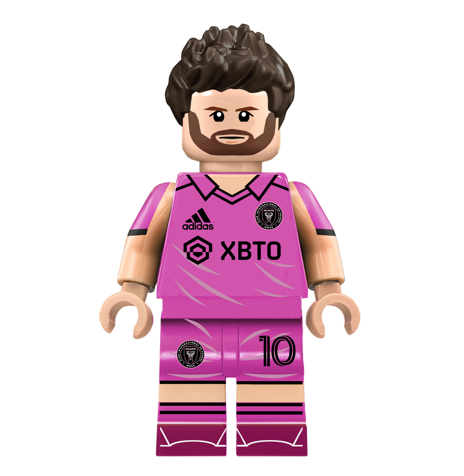 Messi (Miami) - Famous Minifigs Custom Printed Minifigure – BRICK STORE