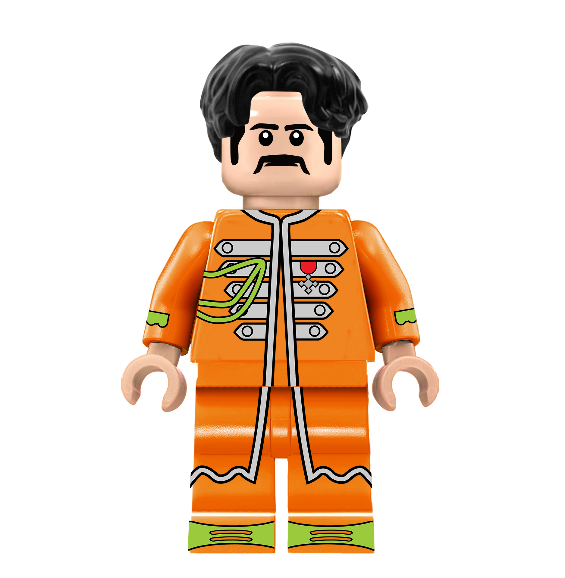 George Harrison - Famous Minifigs Custom Printed Minifigure – BRICK STORE