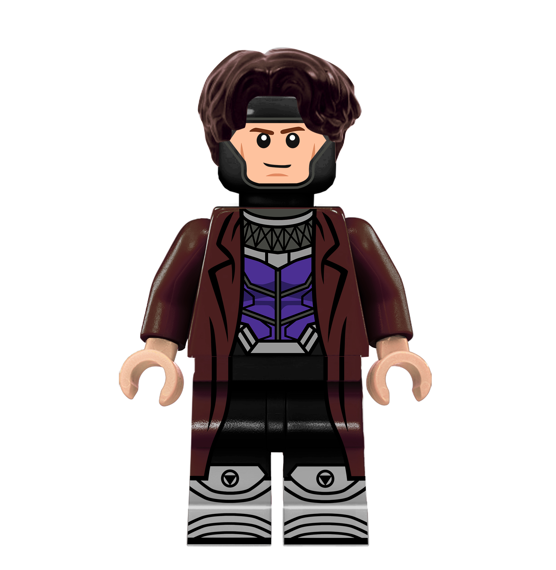 Gambit - Famous Minifigs Custom Printed Minifigure – BRICK STORE