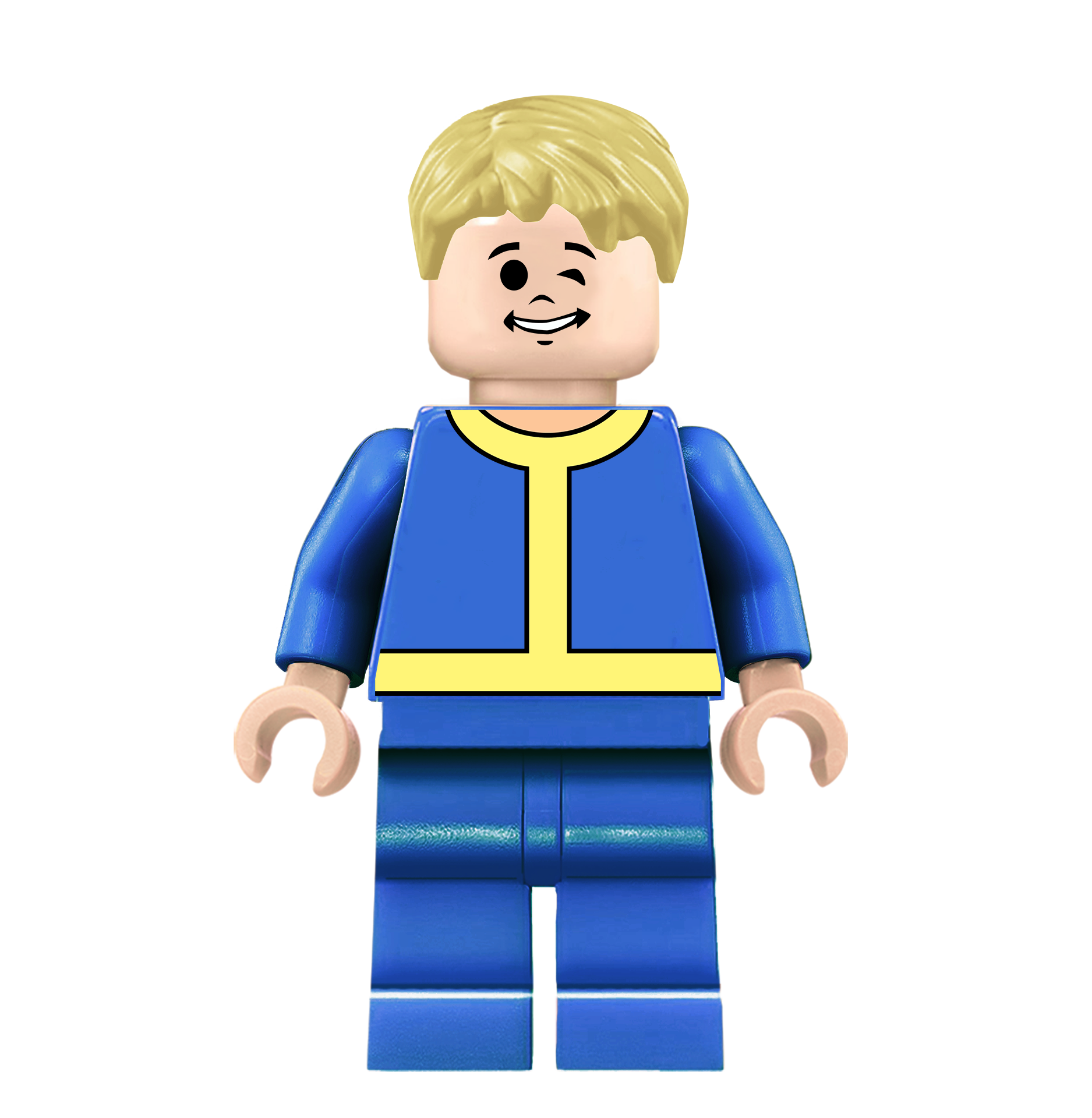 Vault Boy - Famous Minifigs Custom Printed Minifigure – BRICK STORE