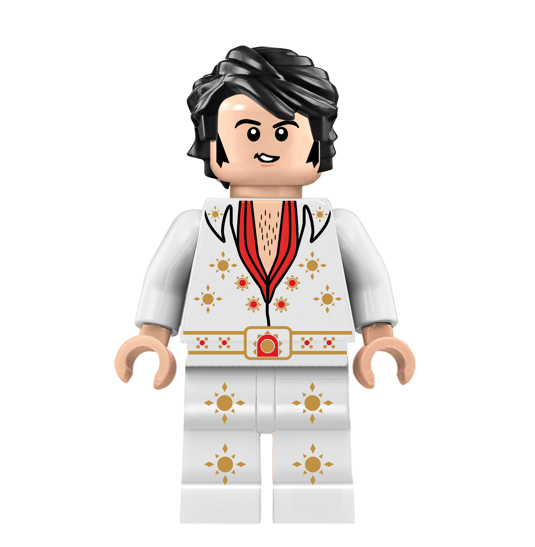 Elvis - Famous Minifigs Custom Printed Minifigure – BRICK STORE