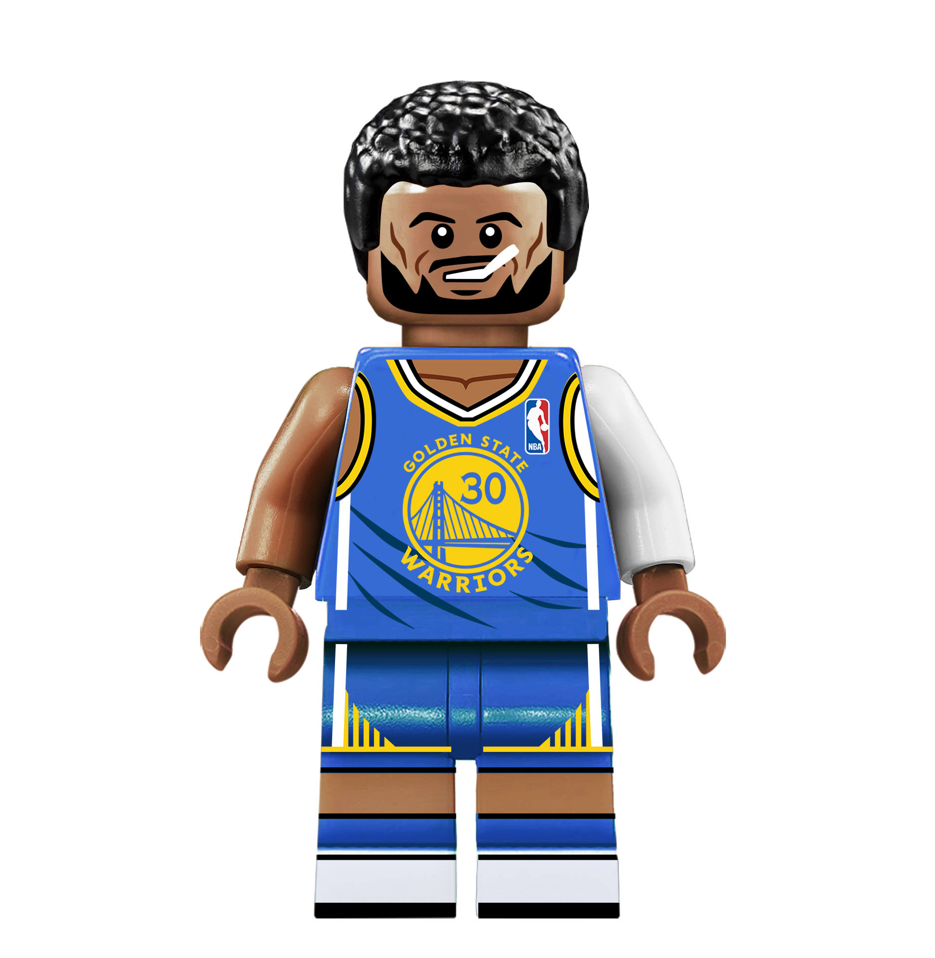 Stephen Curry (AWAY) - Famous Minifigs Custom Printed Minifigure ...