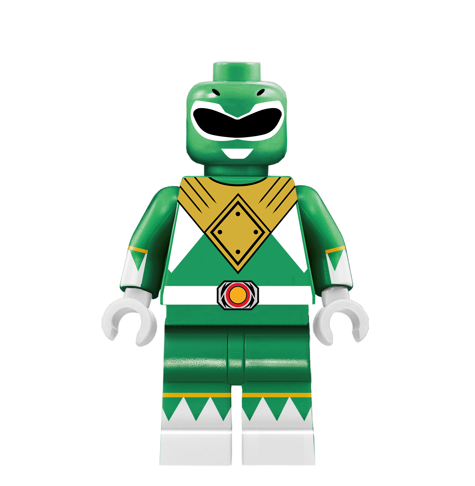 Green Ranger - Famous Minifigs Custom Printed Minifigure – BRICK STORE