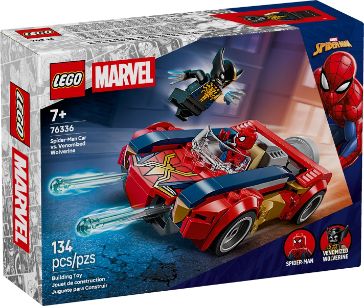 LEGO Marvel 76336 Spider-Man Car vs. Venomized Wolverine – BRICK STORE