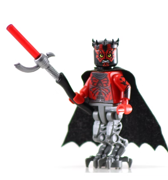 Dark Maul Cyborg - BigKidBrix Custom Printed Minifig – BRICK STORE