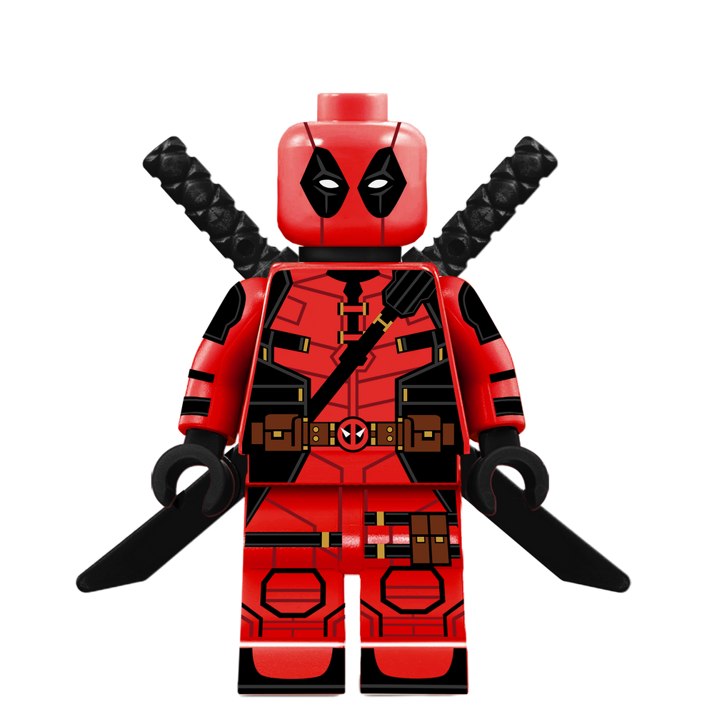 Deadpool - Famous Minifigs Custom Printed Minifigure – BRICK STORE