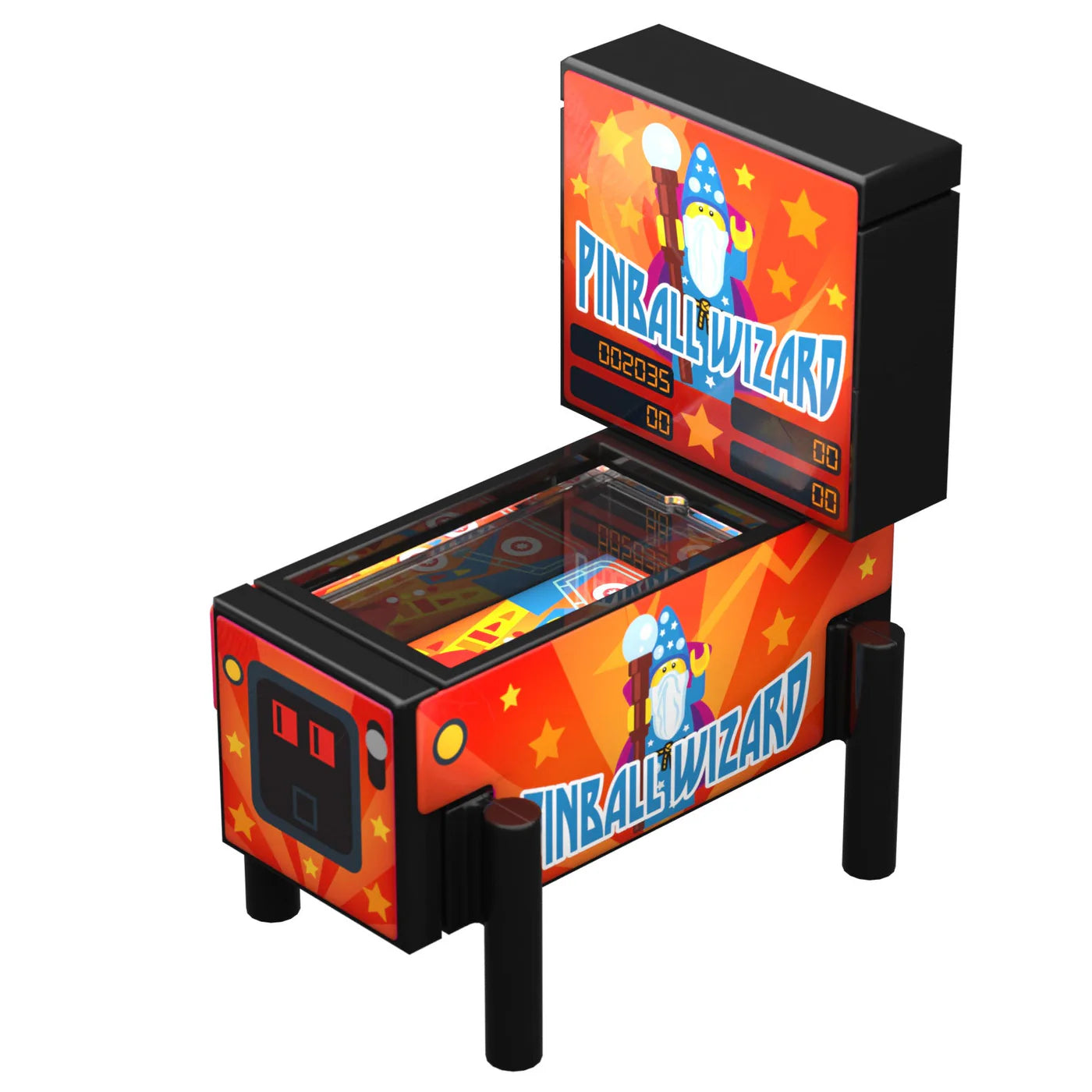 Pinball Wizard - B3 Customs Pinball Arcade Machine Building Set – BRICK ...